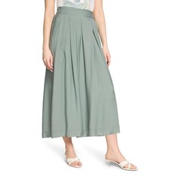 Maxirock Betty Barclay "Damen mit Bundfalten", Damen, Gr. 40, chinois gr&uuml;n, Obermaterial: 89% Viskose, 11% Polyamid, ausgestellt, R&ouml;cke Maxirock