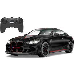 RC-Auto Jamara "Deluxe Cars, BMW M4 CSL 1:16, schwarz matt - 2,4 GHz", schwarz (schwarz matt), Fernlenkfahrzeuge, KinderB:8,8cm H:8,8cm T:30cm, RC-Auto, mit LED-Lichtern, B:8,8cm H:8,8cm T:30cm