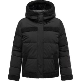 Winterjacke Ragwear "Winterjacke Editah YOUMODO", Damen, Gr. XL, schwarz (schwarz uni), Obermaterial: 100% Polyester PES. Obermaterial: Futter: 100% Polyester PES. 100% Polyester PES., Jacken Winterjacke