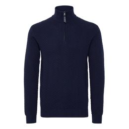 Troyer INDICODE "Troyer IDBanjamon", Herren, Gr. XL, blau (navy), Obermaterial: 100% Baumwolle CO., Pullover Troyer