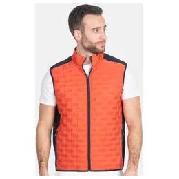 Steppweste NEW CANADIAN "HYBRID-ULTRASONIC", Damen, Gr. 3XL, orange, 100% Polyester, kurz, hoch geschlossener Ausschnitt, Westen Steppweste, mit elastischem Strickeinsatz