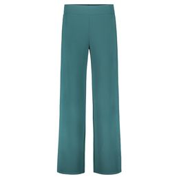 Schlupfhose Vera Mont "Schlupfhose mit weitem Bein", Damen, Gr. 46, EURO, gr&uuml;n (schwarz emerald), Obermaterial: 96% Polyester PES. 4% Elasthan EL., Hosen Schlupfhose