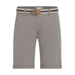 !Solid Chinoshorts SOLID "Chinoshorts SDMonty", Herren, Gr. XL, N-Gr, grau (mid grau), Obermaterial: 98% Baumwolle CO. 2% Elasthan EL., Hosen Chinoshorts