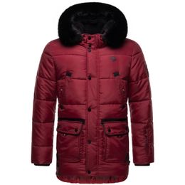 Steppjacke STONE HARBOUR "Winterjacke Mironoo", Damen, Gr. L, rot (granit rot), Obermaterial: 100% Polyester PES. Obermaterial: Futter: 100% Polyester PES. 100% Polyester PES., Jacken Steppjacke