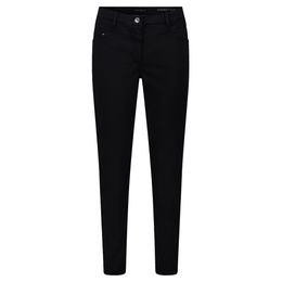 Relaxhose Betty Barclay "Casual-Hose Slim Fit", Damen, Gr. 42, EURO, schwarz, Obermaterial: 64% Baumwolle CO. 33% Polyester PES. 3% Elasthan EL., Hosen Relaxhose