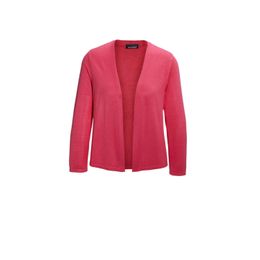 Strickjacke GOLDNER "Kurzgr&ouml;&szlig;e Wunderbar leichter Strick-Bolero", Damen, Gr. 22, rosa (pink), Obermaterial: 100% Viskose CV., figurumspielend, Tubular, Strickjacken Strickjacke, perfekt &uuml;ber Kleider