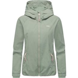 Outdoorjacke Ragwear "Outdoorjacke Dizzie A YOUMODO", Damen, Gr. 5XL, gr&uuml;n (dusty gr&uuml;n), Obermaterial: 68% Baumwolle CO. 32% Nylon NY., Jacken Outdoorjacke
