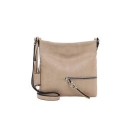 Umh&auml;ngetasche Tamaris "Umh&auml;ngetasche TAS Nele", Damen, Gr. B/H/T: 30cm x 28cm x 6cm 0, beige (taupe 900), Polyurethan, Taschen Umh&auml;ngetasche