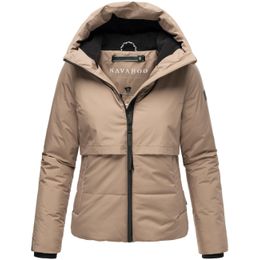 Steppjacke Navahoo "Steppjacke Liebesk&uuml;ken XIV", Damen, Gr. XL, grau (taupe grau), Obermaterial: 100% Polyester Pol. recyc.. Obermaterial: Futter: 100% Polyester PES. 100% Polyester Pol. recyc.., Jacken Steppjacke