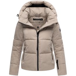 Steppjacke Navahoo "Steppjacke Frostherz XIV", Damen, Gr. XXL, beige (light taupe), Obermaterial: 100% Polyester PES. Obermaterial: Futter: 100% Polyester PES. 100% Polyester PES., Jacken Steppjacke