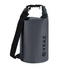 Packsack YEAZ "Wasserfester Packsack 10L ISAR", Damen, Gr. 10, schwarz, Obermaterial: 100% PVC PVC., Taschen Packsack