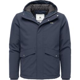 Funktionsjacke Ragwear "Funktionsjacke Shellis YOUMODO", Herren, Gr. XL, blau (navy), Obermaterial: 96% Polyester PES. 4% Elasthan EL. Obermaterial: Futter: 100% Polyester PES. 100% Polyester PES., Jacken Funktionsjacke