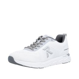 Sneaker RIEKER SPORT, Herren, Gr. 36, wei&szlig;, Textil, Schuhe Sneaker, Freizeitschuh, Halbschuh, Schn&uuml;rschuh mit herausnehmbarer Einlage
