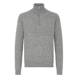 Troyer INDICODE "Troyer IDBercell", Damen, Gr. M, grau (light grau mix), Obermaterial: 58% Polyacryl PAN. 32% Polyester PES. 7% Wolle mw. 3% Elasthan EL., Pullover Troyer