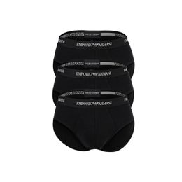 Slip Emporio Armani "Slip Core Logoband 3er Pack", Herren, Gr. S, schwarz, Obermaterial: 95% Baumwolle CO. 5% Elasthan EL., Unterhosen Slip