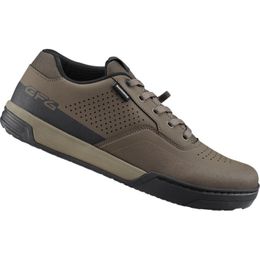 Fahrradschuh Shimano "Offroad- Fahrradschuhe GF600, Brown", Herren, Gr. 46, braun, Obermaterial: 100% Kunstleder synt.leather., Schuhe Fahrradschuh