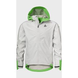 Sch&ouml;ffel Outdoorjacke SCH&Ouml;FFEL "2.5L Jacket Style Tajiva MEN", Herren, Gr. 48, 9000, grau, Oberstoff: 100% Polyester. (Membran: Thermoplastisches Polyurethan), regular fit, hoch geschlossener Ausschnitt, Jacken Outdoorjacke