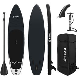 Inflatable SUP-Board YEAZ "SUP Board und Kit NALU - EXOTRACE PRO - SET", schwarz, Wassersportboards, Inflatable SUP-Board