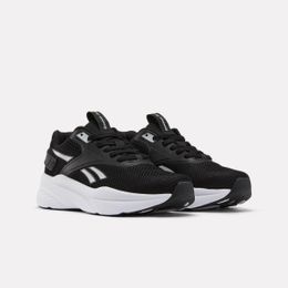 Laufschuh Reebok "Reebok RELORA", Herren, Gr. 44,5, schwarz, wei&szlig;, schwarz, Synthetik, Textil, Schuhe Laufschuh