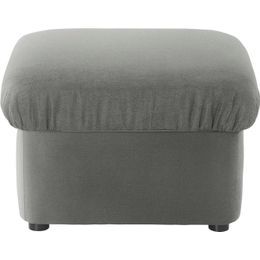 Hocker DOMO collection "Pegnitz", grau, B:60cm H:40cm T:60cm, 100% Polyester, Hocker, Hocker