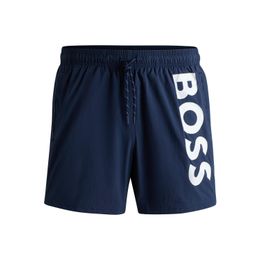 Badeshorts BOSS "Badeshorts Octopus", Herren, Gr. XXL, N-Gr, blau, Obermaterial: 100% Polyamid PA. Futter: 100% Polyester PES., Badehosen Badeshorts