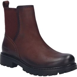 Stiefelette Josef Seibel "Melinda 30, bordeaux", Damen, Gr. 38, rot (bordeaux), Obermaterial: 100% Rindsleder Leather cow., Schuhe Stiefelette