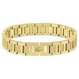 Freundschaftsarmband Lacoste "Schmuck Parnterarmband METROPOLE", gold (gelbgoldfarben), Armb&auml;nder, Herren, 20cm, Edelstahl