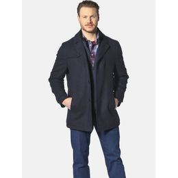 Langjacke Jan Vanderstorm "Jacke TJORVE", Herren, Gr. 70, blau (dunkelblau), Obermaterial: 80% Polyester COOLMAX PES(Coolmax). 20% Wolle mw., Jacken Langjacke