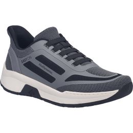 Sneaker Josef Seibel "Mitchell 08, schwarz-grau", Herren, Gr. 47, schwarz (schwarz, grau), Obermaterial: 100% Textilmaterial TEXMAT., Schuhe Sneaker