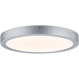 Paulmann LED Deckenleuchte "Lunar", grau (chromfarben), 1, &Oslash; 40cm H: 3,8cm, 1 Stk., Leuchten, LED Deckenleuchte