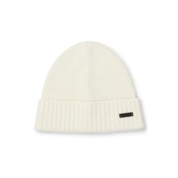 Beanie BOSS "M&uuml;tze Fati", Herren, wei&szlig;, Obermaterial: 100% Wolle mw., M&uuml;tzen Beanie