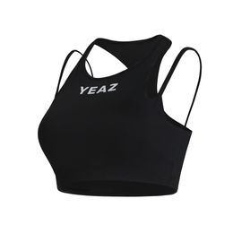 Sporttop YEAZ "Top AMOROUS", Damen, Gr. XXL, schwarz, Obermaterial: 78% Polyester PES. 22% Elasthan EL., Tops Sporttop