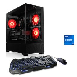 CSL PC "AeroVision V24383", schwarz, Microsoft Windows 11 Home (64 Bit), 16 GB RAM 500 GB SSD, Desktop-PCs, PC