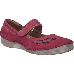 Ballerina Josef Seibel "Fergey 58, orchidee", Damen, Gr. 37, lila (orchidee), Obermaterial: 100% Rindsleder Leather cow., Schuhe Ballerina
