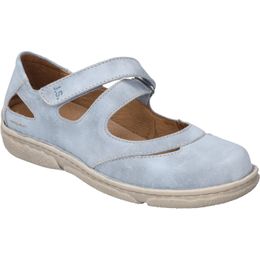 Slipper Josef Seibel "Neele 61, skyblue", Damen, Gr. 36, blau (skyblau), Obermaterial: 100% Rindsleder Leather cow., Schuhe Slipper
