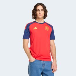 Fu&szlig;balltrikot adidas Performance "RFEF H JSY FAN", Herren, Gr. XXL, vivid rot, Obermaterial: 100% Polyester, Rundhals, Trikots Fu&szlig;balltrikot