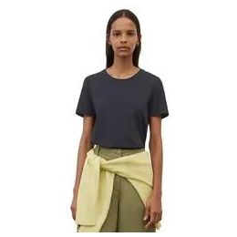 Marc O'Polo T-Shirt MARC O'POLO "T-shirt, short sleeve, round neck", Damen, Gr. L, blau (manic midnight), Single Jersey, Obermaterial: 100% Baumwolle, Rundhals, Shirts T-Shirt