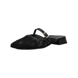 Paul Green Damen Pantolette "Paul Green Sandalen Leder/Textil", Gr. 39schwarz, Leder, Textil, Schuhe
