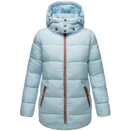 Winterjacke Navahoo "Winterjacke Wattew&ouml;lkchen", Damen, Gr. XS, blau (baby blau), Obermaterial: 100% Polyester Pol. recyc.. Obermaterial: Futter: 100% Polyester Pol. recyc.. 100% Polyester PES., Jacken Winterjacke