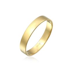 Silberring Kuzzoi "Ring Bandring Herrenring Freundschaftsring 375 Gelbgold" Gr. 64, gold, Fingerringe, Herren, 64, Gelbgold 375, Silberring
