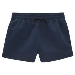 Badeshorts s.Oliver, Herren, Gr. XXL (58/60), N-Gr, blau (marine), Microfaser, Microfaser, Polyester, kontrastfarbene Details, unifarben, Badehosen Badeshorts, mit komplement&auml;rem Farbdesign