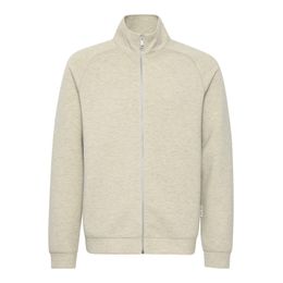 Sweatjacke Casual Friday "Sweatjacke CFSIGURD 0096 zipthrough sweatshirt", Herren, Gr. M, braun (tree house melange), Obermaterial: 80% Viskose CV. 13% Polyester PES. 7% Elasthan EL., Sweatjacken Sweatjacke