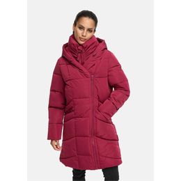 Winterjacke Marikoo "Marikoo Virenaa 16 Steppmantel N106", Damen, Gr. M, lila (berry wine), Obermaterial: 100% Polyester PES., Jacken Winterjacke