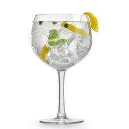 Cocktailglas Van Well "Gin Tonic", transparent, H:20cm, Glas, Trinkgef&auml;&szlig;e, Cocktailglas, 650 ml, im Geschenkkarton, 4-teilig