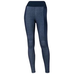 Sporthose Anita "Sport Tights Sport Tights Compression", Damen, Gr. 36, N-Gr, blau (jeans), Obermaterial: 72% Polyamid PA. 28% Elasthan EL., Hosen Sporthose