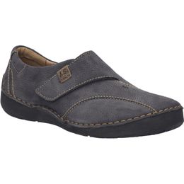 Slipper Josef Seibel "Fergey 68, titan", Damen, Gr. 36, grau (titan), Obermaterial: 100% Rindsleder Leather cow., Schuhe Slipper