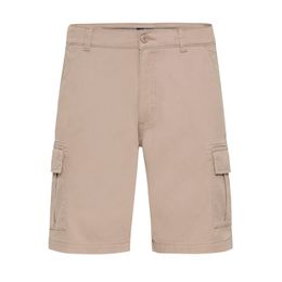 Cargoshorts Kronstadt "Cargoshorts KSCummings", Herren, Gr. S, N-Gr, braun (fungi), Obermaterial: 98% Baumwolle CO. 2% Elasthan EL., Hosen Cargoshorts
