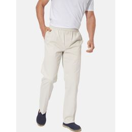 Schlupfhose Babista "Hose PARIELLA", Herren, Gr. 54, N-Gr, grau (wollwei&szlig;), Obermaterial: 98% Baumwolle CO. 2% Elasthan EL., regular fit, Hosen Schlupfhose, aus Stretch-Qualit&auml;t