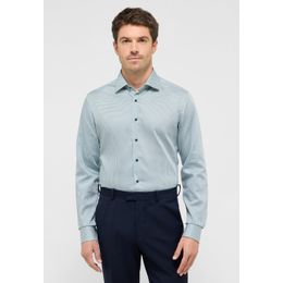Langarmhemd Eterna "SLIM FIT", Damen, Gr. 46, Normalgr&ouml;&szlig;en, gr&uuml;n, Twill, 100% Baumwolle, schmal, Manschette, Hemden Langarmhemd, NON IRON (b&uuml;gelfrei)