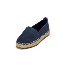 Marc O'Polo Espadrille MARC O'POLO "aus edlem Velours-Ziegenleder", Damen, Gr. 41, true navy, Obermaterial: 100% Leder (Ziege), unifarben, Schuhe Espadrille
